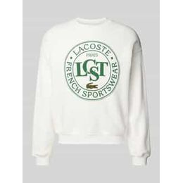 Lacoste Sweatshirt mit Label-Print