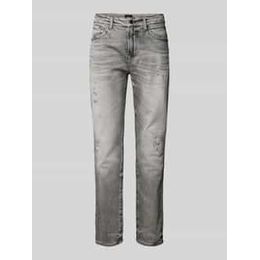 BOSS Orange Regular Fit Jeans mit Label-Patch Modell 'MAINE'