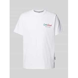 Carlo Colucci T-Shirt mit Label-Print