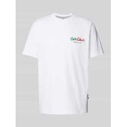 Carlo Colucci T-Shirt mit Label-Print