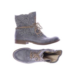 Mustang Damen Stiefelette, grau, Gr. 39