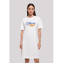 Shirtkleid F4NT4STIC "CALIFORNIA GAMES LOGO" Gr. L, weiß Damen Kleider Print