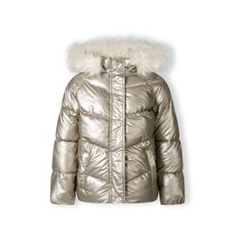 MINOTI Winterjacke M&auml;dchen Gr&ouml;&szlig;e 98/104 gold / wei&szlig;
