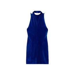 Bershka Kleid Damen Gr&ouml;&szlig;e 42 blau Winterkleid