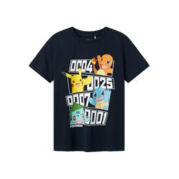 name it T-Shirt 'NKMDazz Pokemon' Jungen Gr&ouml;&szlig;e 122/128 navy / aqua / orange / wei&szlig;