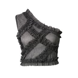 Guido Maria Kretschmer Women Top 'Mara' Damen Gr&ouml;&szlig;e XL schwarz / silber