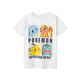 name it T-Shirt 'Dazz Pokemon' Jungen Gr&ouml;&szlig;e 134/140 mischfarben / wei&szlig;