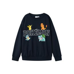 name it Sweatshirt 'NKMDay Pokemon' Jungen Gr&ouml;&szlig;e 110 aqua / dunkelblau / orange / wei&szlig;