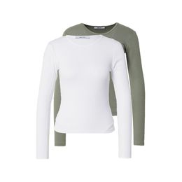 ABOUT YOU Shirts 'Insa' Damen Gr&ouml;&szlig;e S mint / wei&szlig;