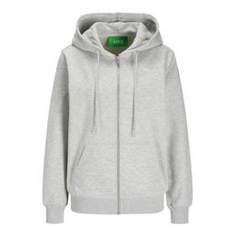 Jack & Jones JJXX Zip-Up Hoodie 'JXAbbie' female size S Light grey
