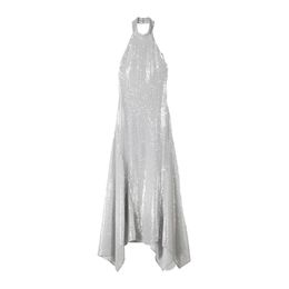 Bershka Kleid Damen Gr&ouml;&szlig;e 36 silber Winterkleid