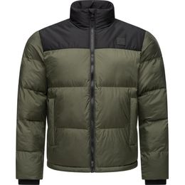 Ragwear Winter Jacket 'Stafen' male size XXXL Dark green / Black