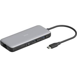 Digitus USB-C® Dockingstation DA-70915 inkl. Ladefunktion, integrierter Kartenleser, M.2 SSD Steckplatz, USB-C® Power Delivery