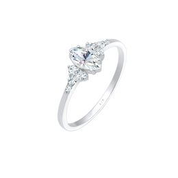 Elli Ring 'Kristall' Damen Gr&ouml;&szlig;e 54 silber