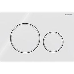 Geberit Sigma 20 Betätigungsplatte 115882KJ1 weiß / hochglanz verchromt