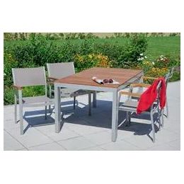 Garten-Essgruppe Merxx "Naxos" Sitzmöbel-Sets beige (natur)