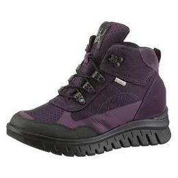 Waldläufer Trekkingschuh WALDLÄUFER "H-BIGGI" Gr. 6,5, lila (lila-schwarz) Damen Schuhe Outdoorboots, Winterstiefelette in Bequemweite G (=weit), TEX