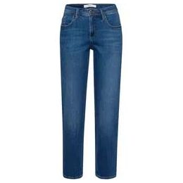 Röhrenjeans Brax "Style MILEY S" Gr. 34K (17), Kurzgrößen, blau Damen Jeans