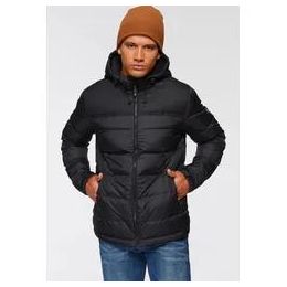 Daunenjacke Polarino Gr. 62, schwarz (daunenjacke aus nachhaltigem material) Herren Jacken für den Winter, leichtem Webmaterial