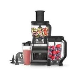 Ninja Küchenmaschine 3-in-1-Gerät 1.200 Watt 2 1 Liter Auto-iQ-Technologie Ice-Crusher schwarz BN800EU