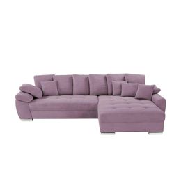 bobb Ecksofa Farina ¦ lila/violett ¦ Maße (cm): B: 323 H: 92 T: 222