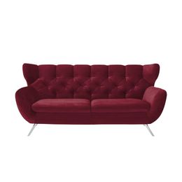 Jette Home Sofa Caldara ¦ rot ¦ Maße (cm): B: 200 H: 94 T: 95