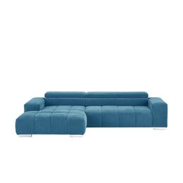 U.N.O uno Ecksofa Origo ¦ blau ¦ Maße (cm): B: 303 H: 70 T: 185