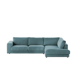 Jette Home Ecksofa Cord Sila ¦ türkis/petrol ¦ Maße (cm): B: 325 H: 8