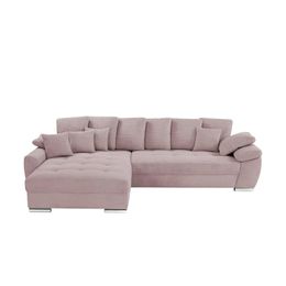 bobb Ecksofa Farina ¦ rosa/pink ¦ Maße (cm): B: 323 H: 92 T: 222