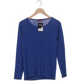 s.Oliver Damen Langarmshirt, blau, Gr. 44