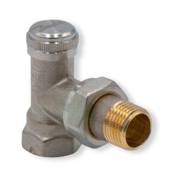 Rücklaufverschraubung 1/2'' in Eckform für Kompakt Heizkörper - Danfoss