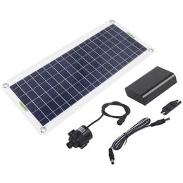 Jeffergarden Solar-Wasserpumpen-Set, 30 w, Polysilizium-Panel-Brunnen für sonnenbetriebene Teich-Hydrokultur-Gärten