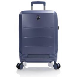 Hartschalen-Trolley Heys "EZ Fashion, 53 cm" Gr. B/H/T: 36cm x 53cm x 23cm 44 l, blau (navy) Koffer Heys x Joachim Llambi Handgepäck Kabinenkoffer