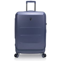 Hartschalen-Trolley Heys "EZ Fashion, 66 cm" Gr. B/H/T: 46cm x 66cm x 29cm 82 l, blau (navy) Koffer Heys x Joachim Llambi Reisegepäck Volumenerweiterung