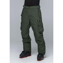 Skihose BULA "Liftie" Gr. L, US-Größen, grün, Herren, 100% Polyester, unifarben, Hosen, mit wasserdichter Funktion