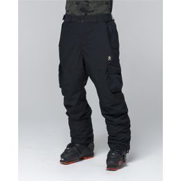 Skihose BULA "Liftie" Gr. S, US-Größen, schwarz, Herren, 100% Polyester, unifarben, Hosen, mit wasserdichter Funktion