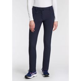 Softshellhose CMP "WOMAN LONG PANT" Gr. 40, N-Gr, blau (marine), Damen, Softshell, Obermaterial: 96% Polyester, 4% Elasthan. Innenseite: 100% Polyester, Hosen, Wasserabweisend & Windabweisend & Atmungsaktiv