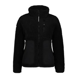 alife and kickin Winterjacke ALIFE & KICKIN "Damen AnoukAK G" Gr. L, schwarz (moonless), Damen, 100% Polyester, Jacken, Stylische Teddy Plüschjacke mit hohem Kragen und Fleece-Innenfutter