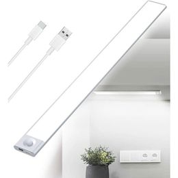 Volavo - Tigrezy Reglette LED-Küche unter dem Schrank, wiederaufladbar über usb, 2500 mAh, 40 cm, dimmbar, Schranklampe, Bewegungsmelder, LED-Leiste,