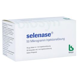 Selenase 50 Mikrogramm Injektionslösung 50 x 1 ml