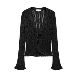 Mango Strickjacke 'Lasso' Damen Gr&ouml;&szlig;e XL schwarz