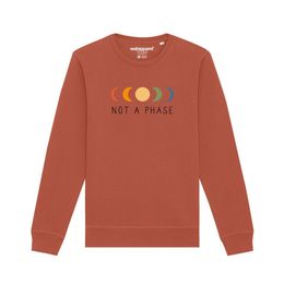 Watapparel Sweatshirt 'Not a Phase' male Brown size M