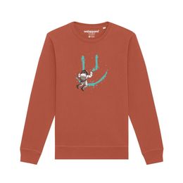 Watapparel Sweatshirt ' Graffiti Astronaut ' male Brown size L
