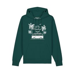 Watapparel Sweatshirt ' Let the adventure begin ' Herren Größe XXL petrol / weiß