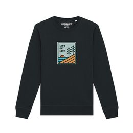 Watapparel Sweatshirt ' Let's Get Lost ' male Black size M