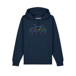 Watapparel Sweatshirt 'Fahrrad by night' male Blue size 4XL