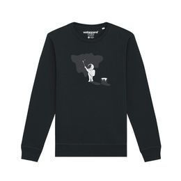 Watapparel Sweatshirt ' Painting space ' male Black size XXL
