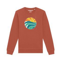 Watapparel Sweatshirt ' Summer Sun ' male Brown size XXL