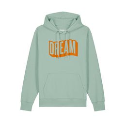 Watapparel Sweatshirt ' Dream ' Herren Gr&ouml;&szlig;e S mint / orange