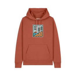 Watapparel Sweatshirt ' Let's Get Lost ' male Brown size XXXL